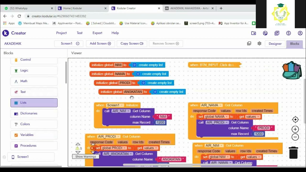 Edit Kodular dengan Database Airtable - YouTube
