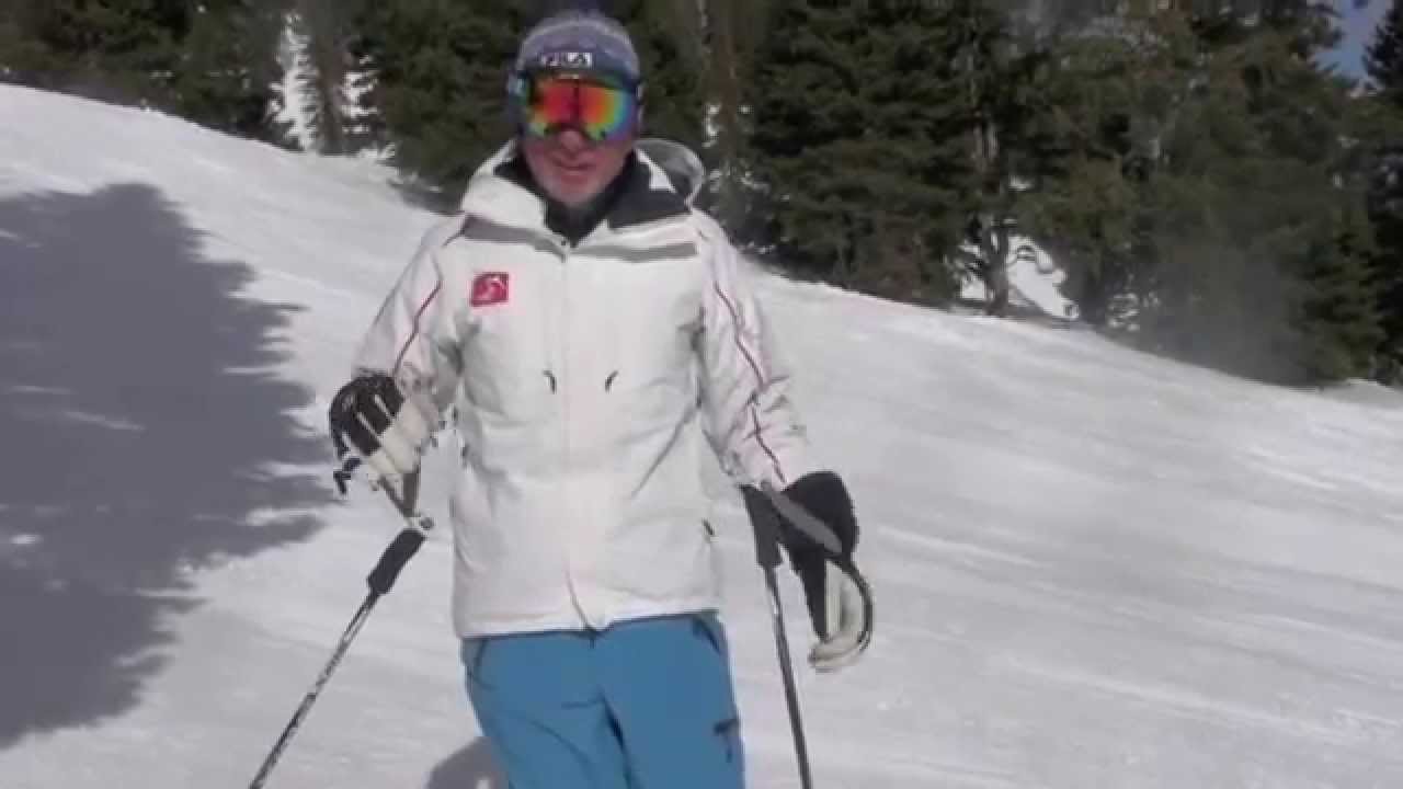 Harald Harb, How to Ski, Series 2, Lesson 5, Bending, flexing knees and ...