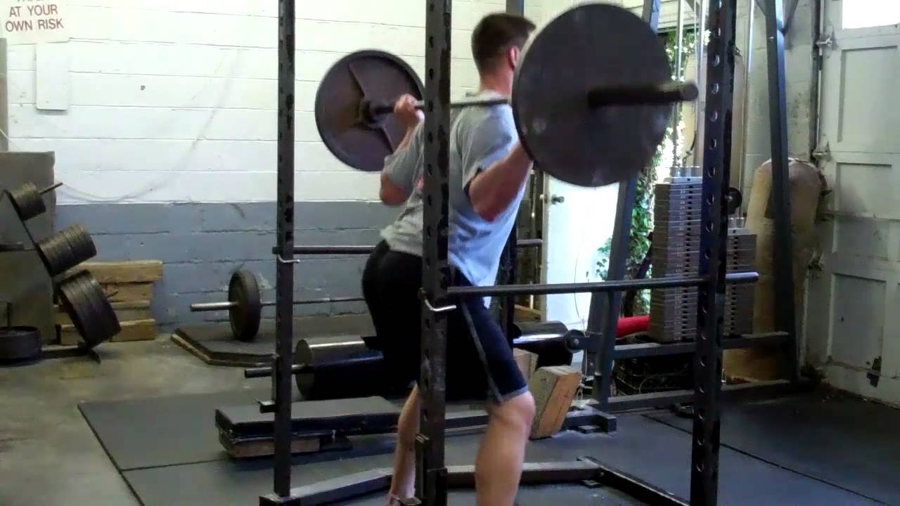 Rack Bottom Squat - YouTube