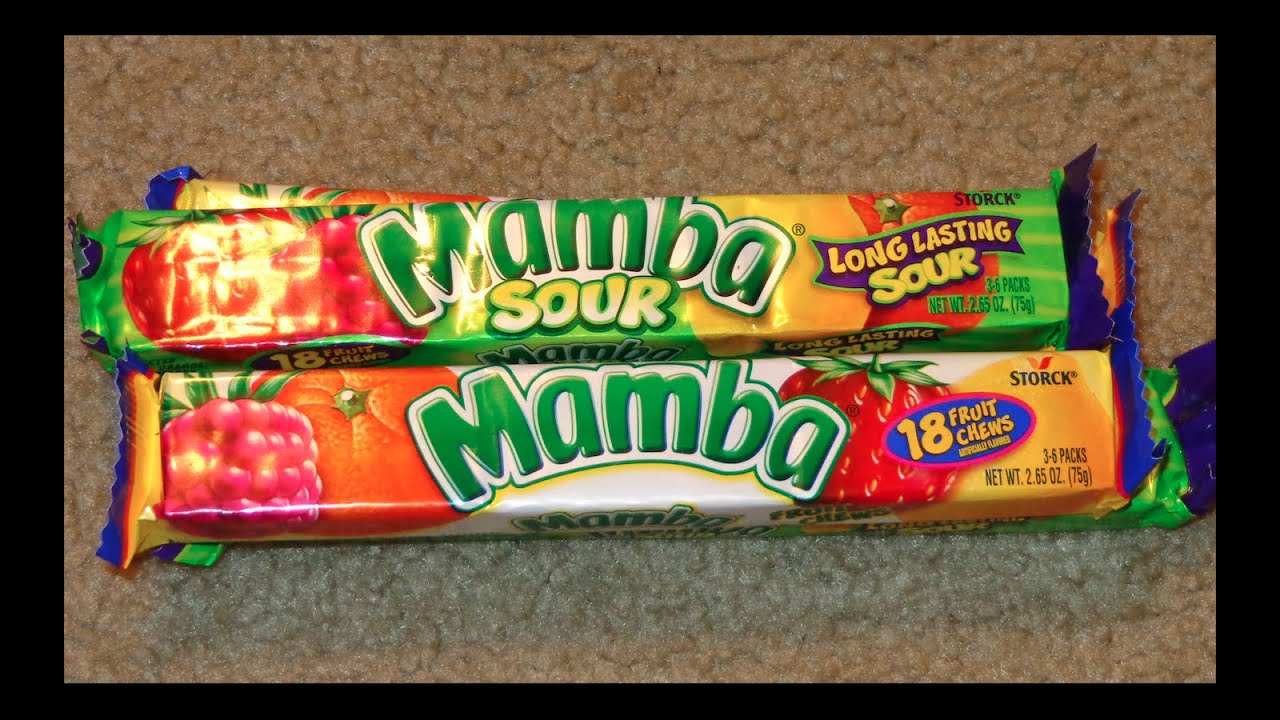 Mamba - German candy taste test "So delicious" X3 - YouTube