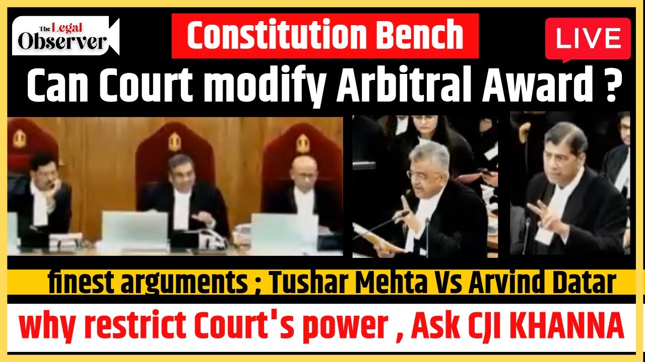 Why restricts Court's power : CJI ? arguments SG Tushar Mehta Vs Arvind ...