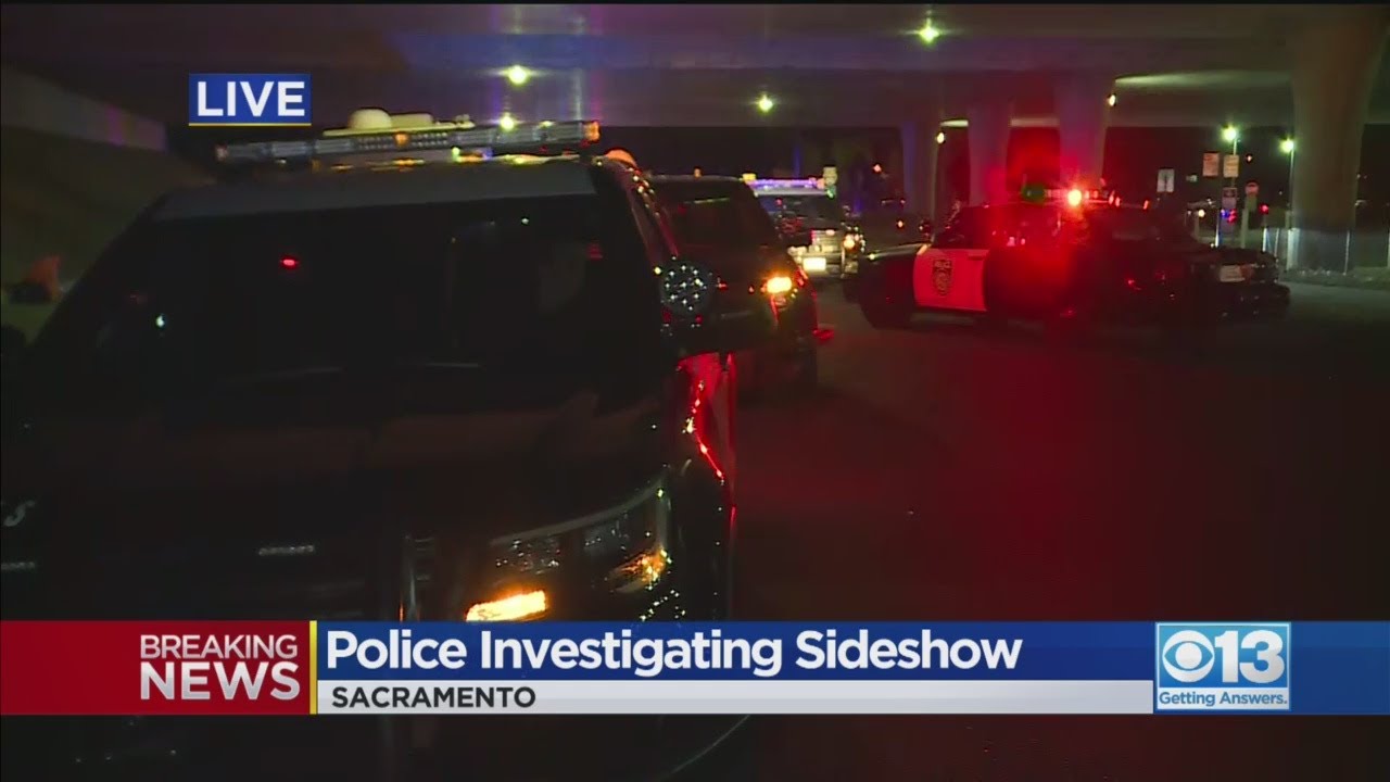 Police Investigating Sideshow Activity In Downtown Sacramento - YouTube