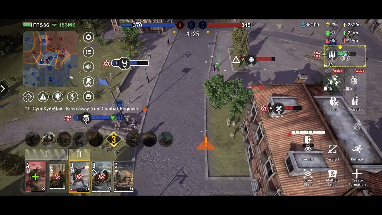 [War Alert: WWII PVP RTS] 2v2 TopBotHunter and M.R Legеon vs Rush and ...