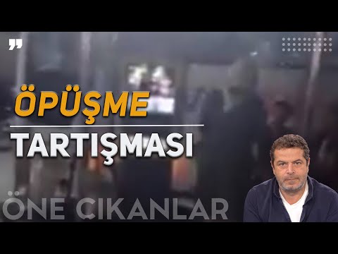 HAVALİMANINDA ÖPÜŞME TARTIŞMASI