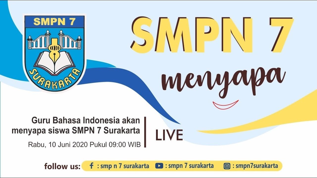 SMPN 7 SURAKARTA MENYAPA #1 - YouTube