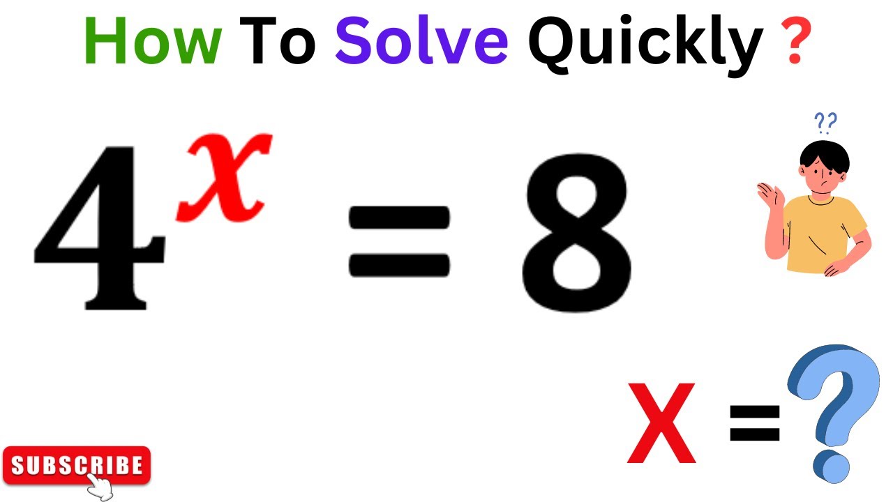 IF 4 x 8 Then Find X Learn The Quick Trick YouTube