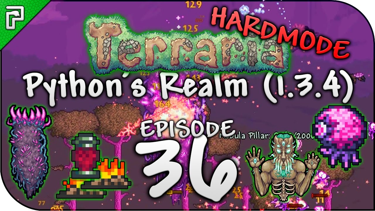 Terraria 1.3.4 Let's Play | Mini Moon Lord Arena & Battle! | Python's ...
