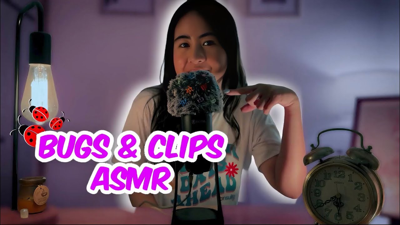 ASMR | Bug Searching 🐛(Mouth Sounds, Plucking) - YouTube