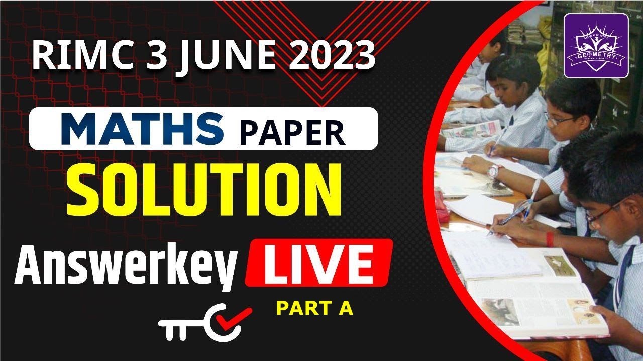 RIMC Maths Paper Solution 2023|RIMC Maths| RIMC Maths Paper Solution ...