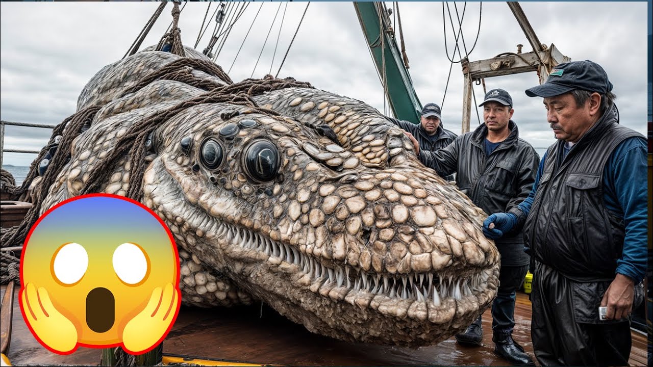 Giant Sea Monsters Caught on Camera by Fishermen! - YouTube