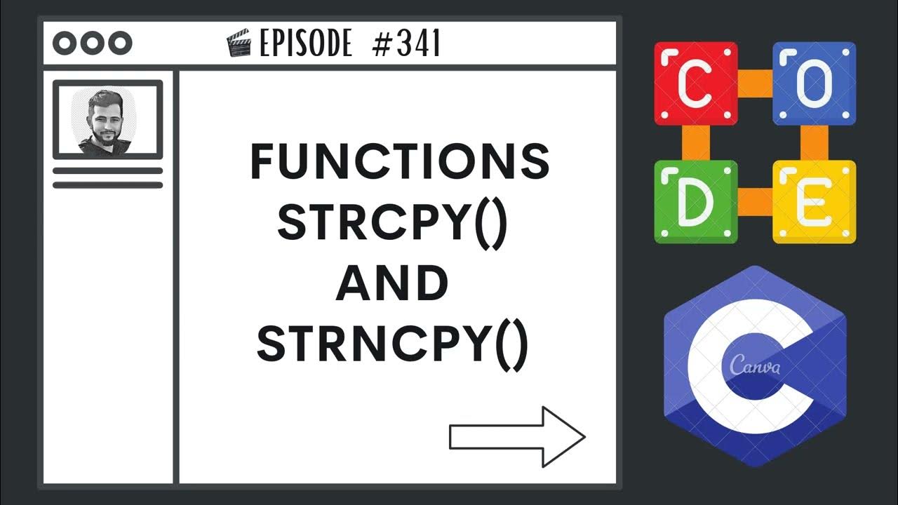 Functions strcpy() and strncpy() | Ep. 341 | C Programming Language - YouTube