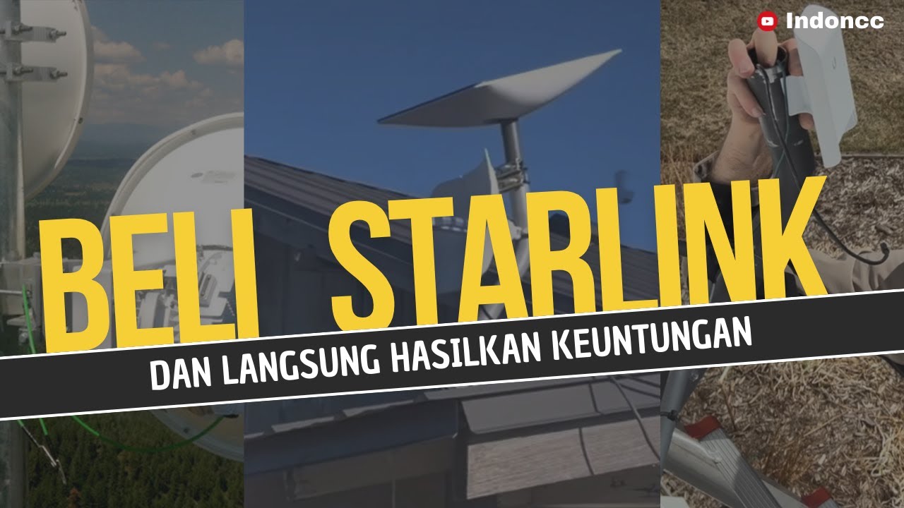 Cara Dapatkan Perangkat Starlink dan Setting Buat Dijual Kembali - YouTube