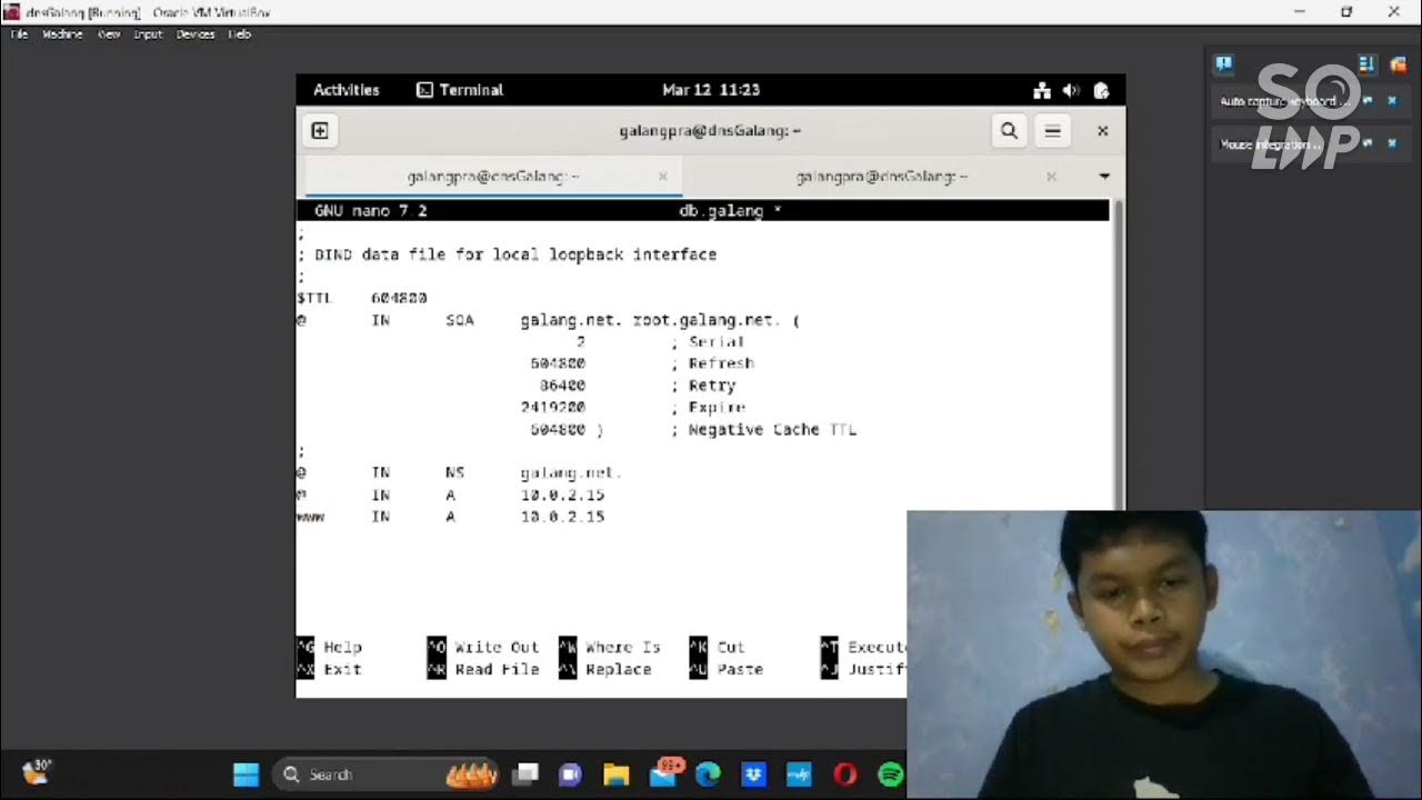 konfigurasi DNS server bind9 menggunakan Debian 12 - YouTube