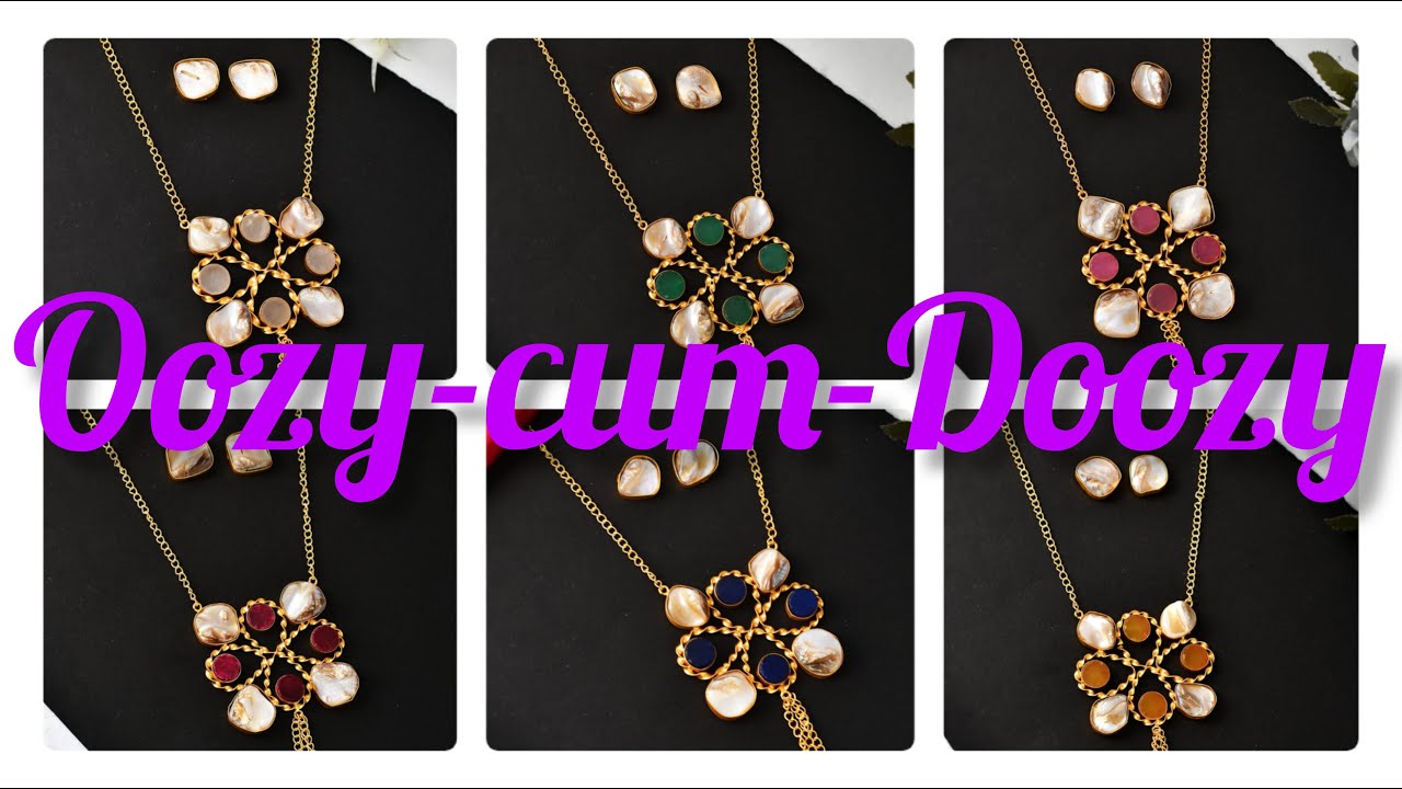 |Oozy-cum-Doozy #statementjewelry| #jewelleryhaul - YouTube