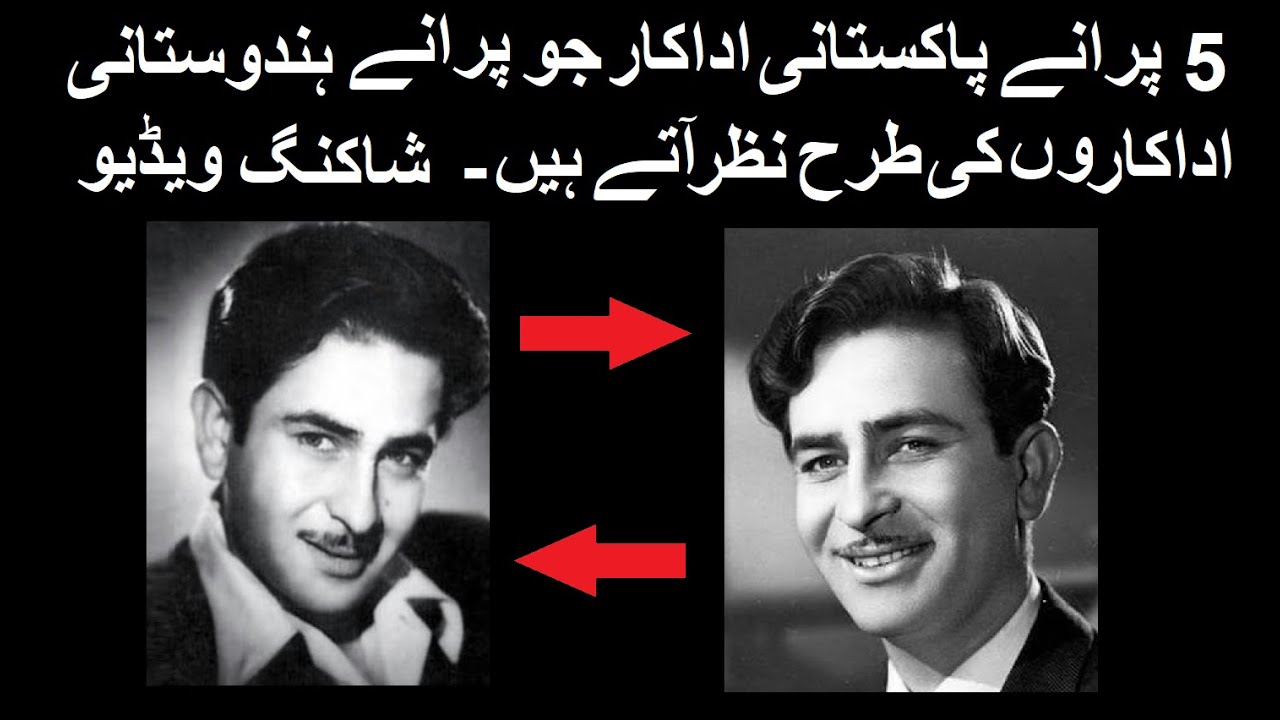Top 5 Old Pakistani Actors Who Look Like Old Indian Actors | Shocking ...