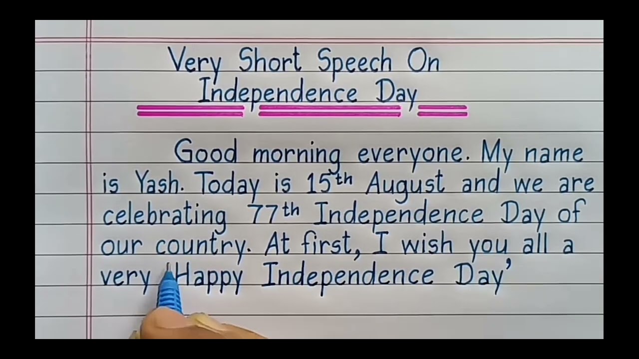 Very Short Speech On Independence Day YouTube very-short-speech-on-independence-day-youtube