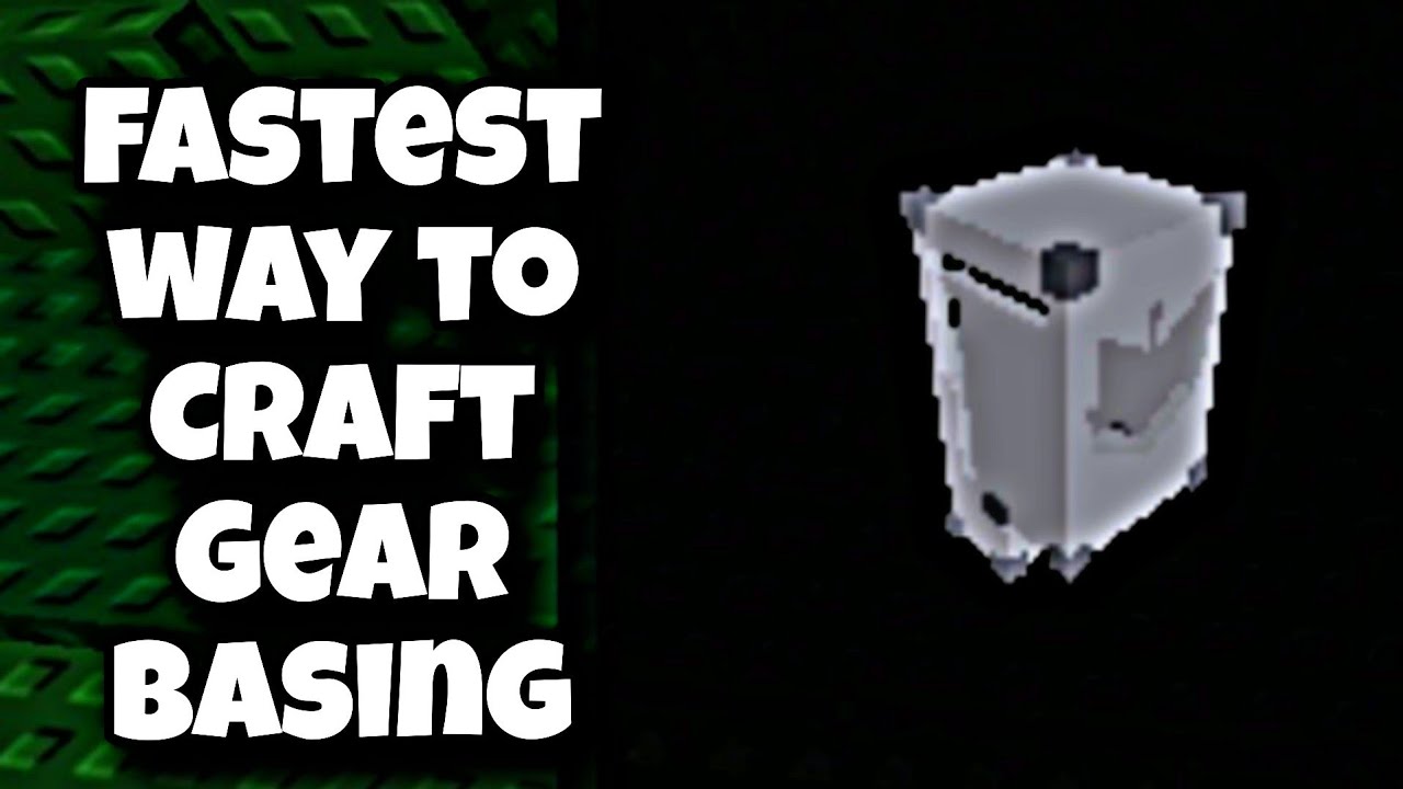 How to Craft Gear Basing Fast in Sols Rng Roblox | Gear Basing - YouTube