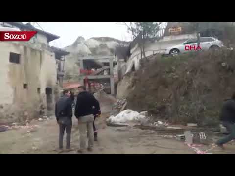 Peribacaları’ndaki inşaatın yıkımına başlandı Son dakika   G