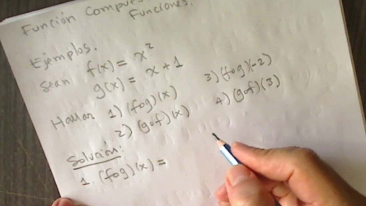 Ejemplos Función compuesta - YouTube