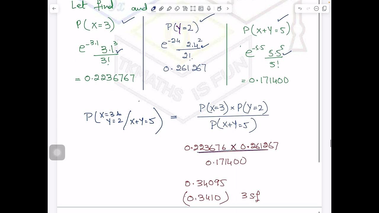TKMaths A Level S2 9709 May June 2024 var 62 Q5 and 7 - YouTube