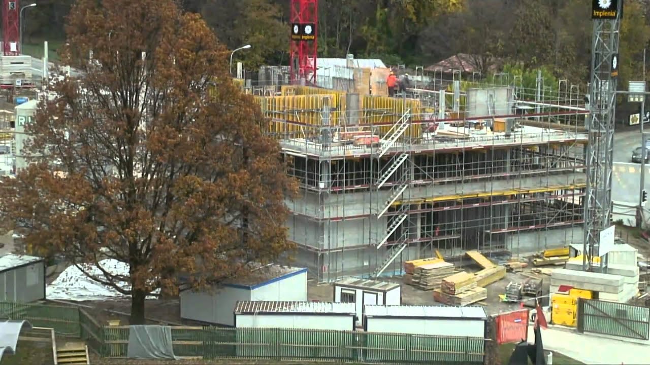 Construction of the new Swiss supercomputing centre CSCS - YouTube