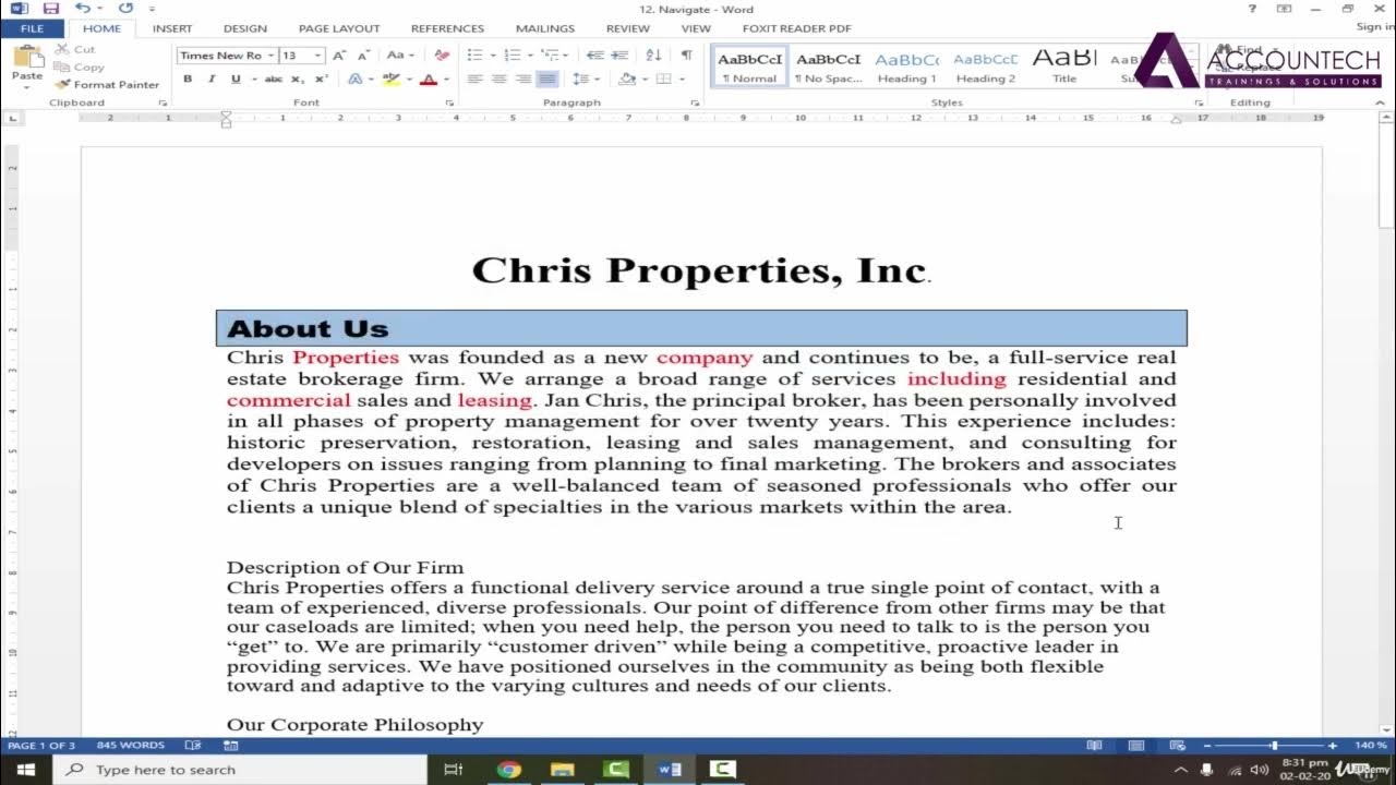 T15 Advanced Formatting Techniques in Microsoft Word - YouTube