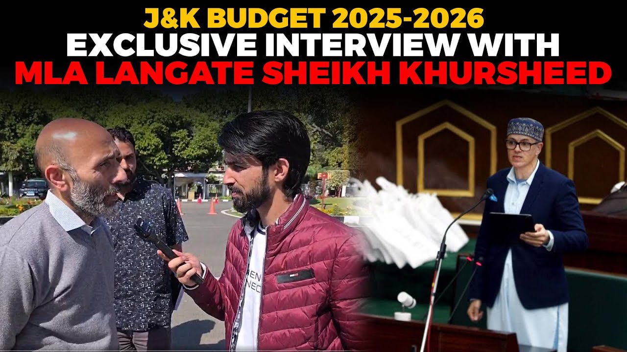 Exclusive interview with MLA Langate Sheikh Khursheed - YouTube