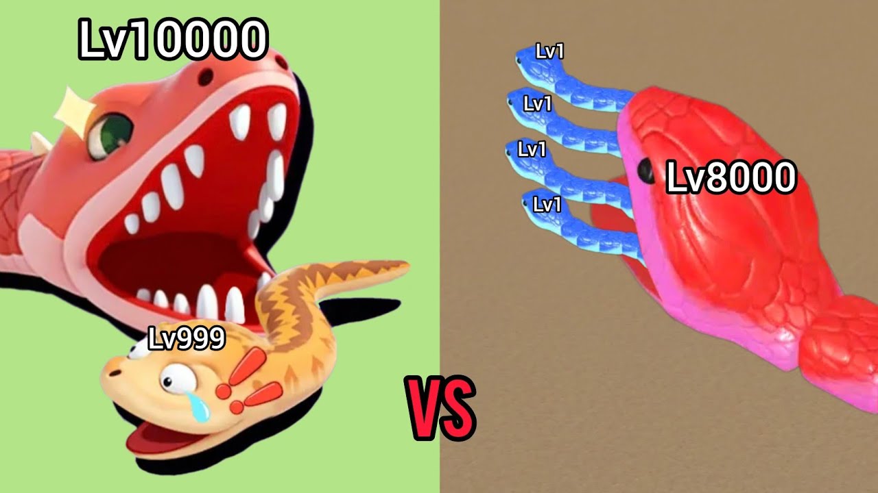 🐍 Snake Clash vs Snake Hero – The Legendary Battle Begins! - YouTube