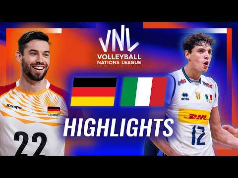 Germany 🇩🇪 vs. Italy 🇮🇹 - Highlights | Week 1 | Men's VNL 2026