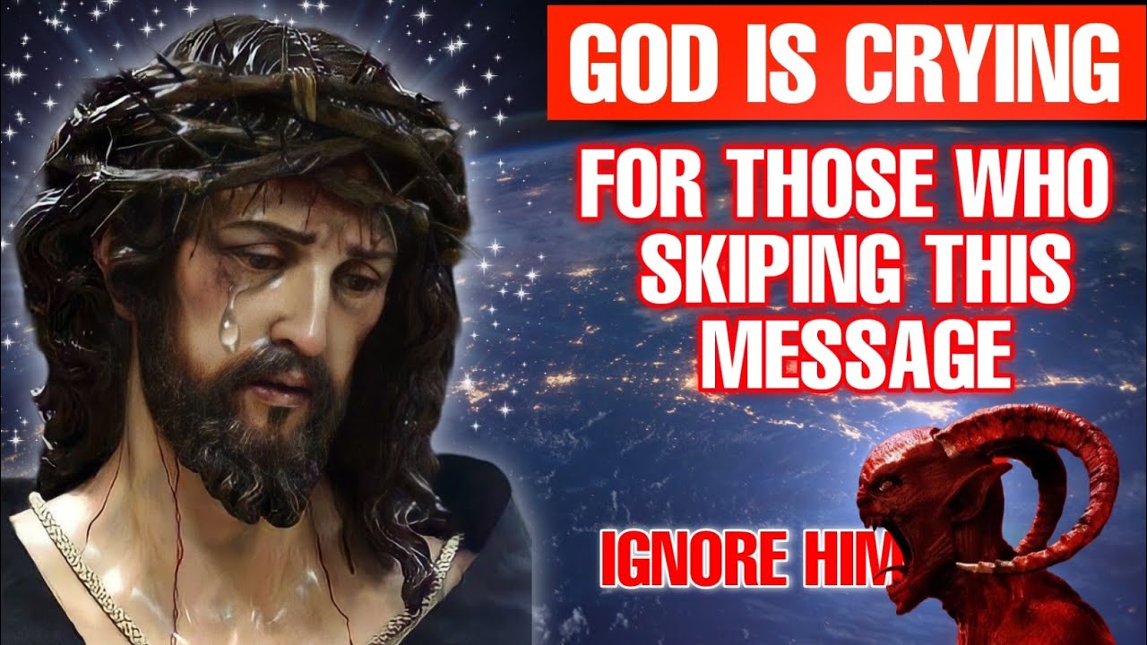 God Is Crying For Those Who Ignore This ...😰 🦋 God message for you ...