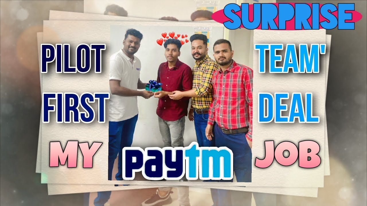 Pilot Team' First Deal 🤝🏻😊 || Paytm Job || #paytm #jobs #dailyvlog # ...