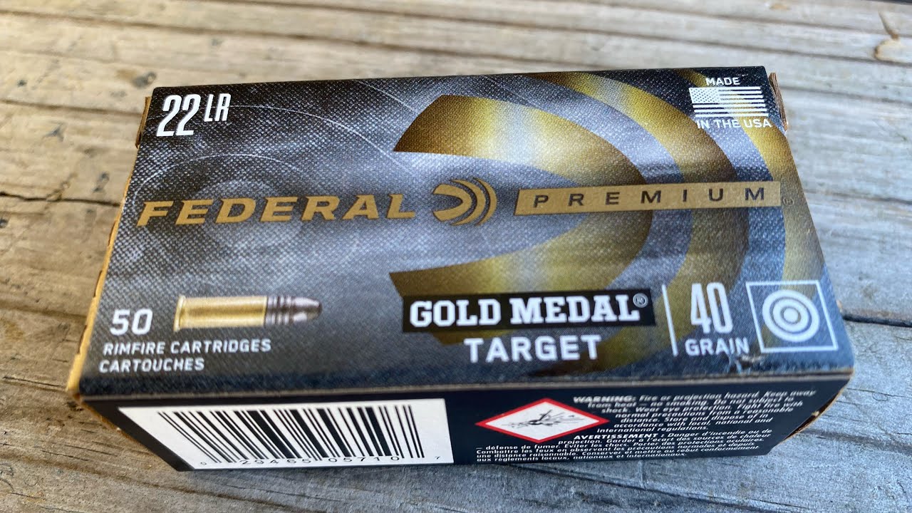 Federal Gold Medal Target ; Worst Ammo Ever?? - YouTube