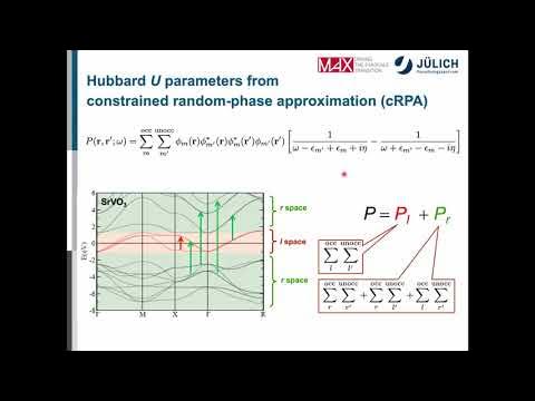 FLEUR Hands-on 2021 - Day 4 - Hubbard U parameters from constrained random phase approximation ...