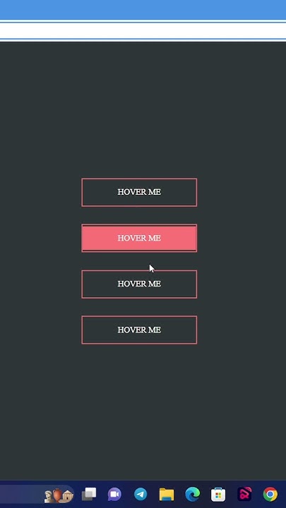 How To Create Animated Button Using Html Css Webdevelopment Shorts Animated Buttonanimated