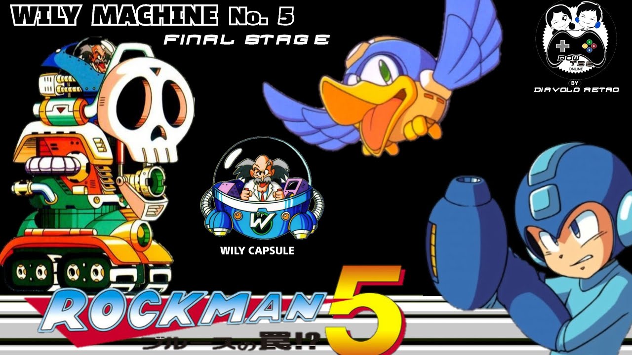 [ ROCKMAN 5 ] WILY MACHINE no.5 ( ENDING ) - YouTube