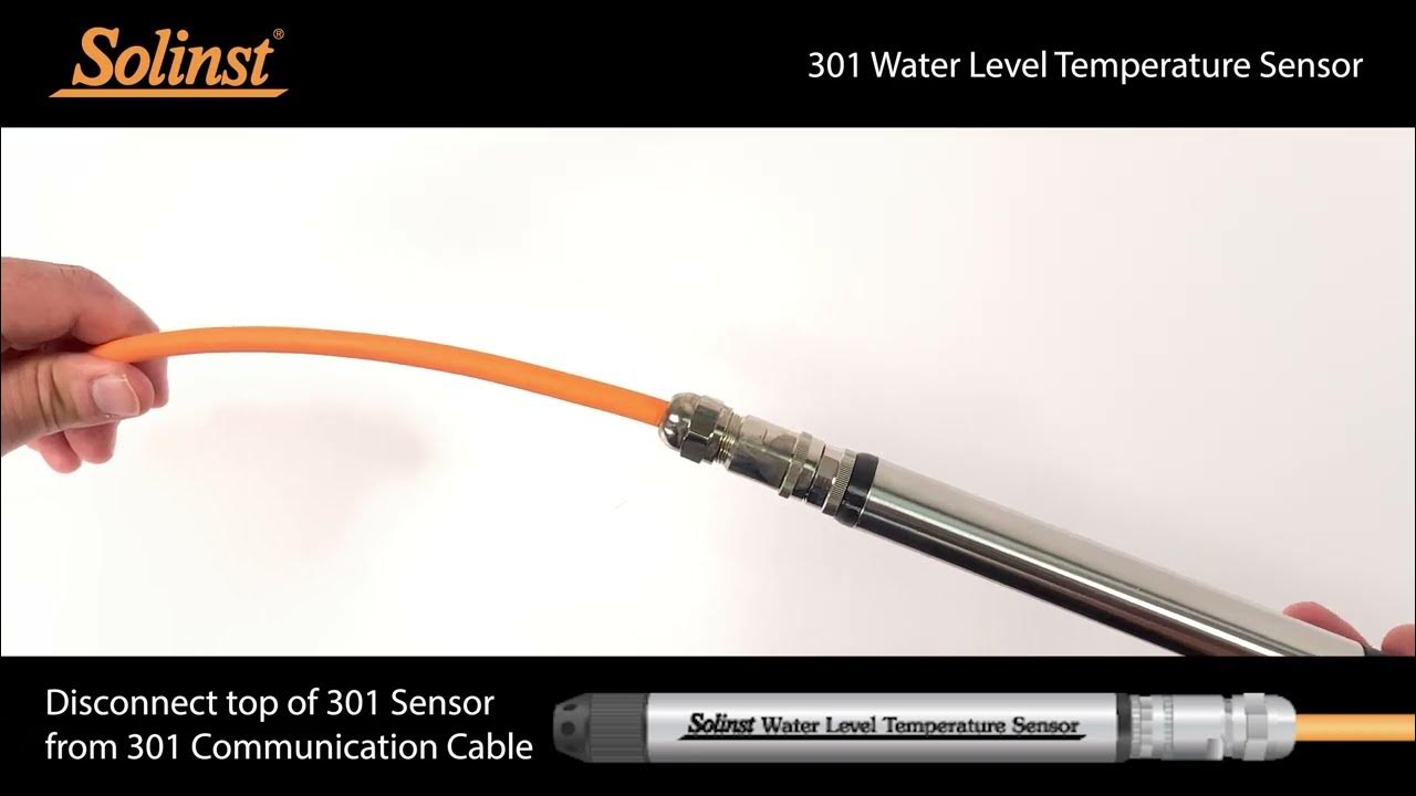 Disconnect 301 Water Level Temperature Sensor from Communication Cable - YouTube