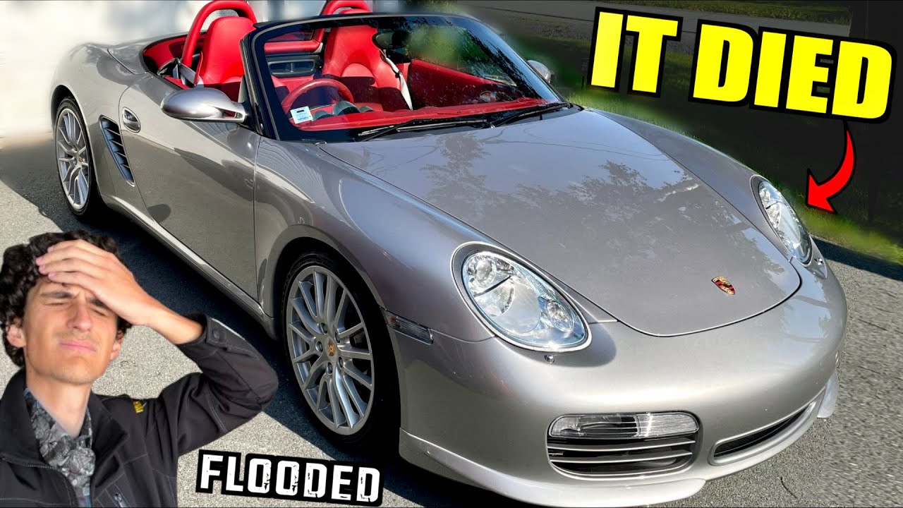 Our Luck Ran Out On The FLOODED Porsche RS60 Spyder... BLOWN MOTOR ...