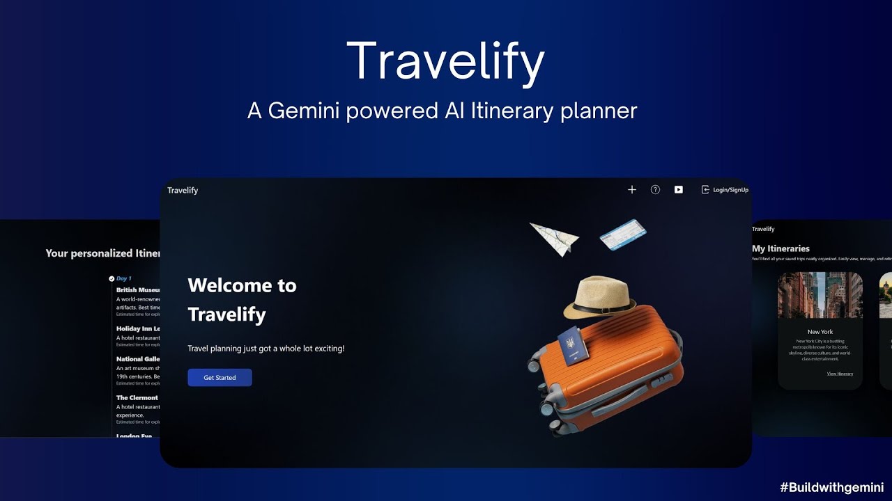 Travelify: Your Ultimate Personalized Travel Itinerary App | Gemini API Developer Competition ...