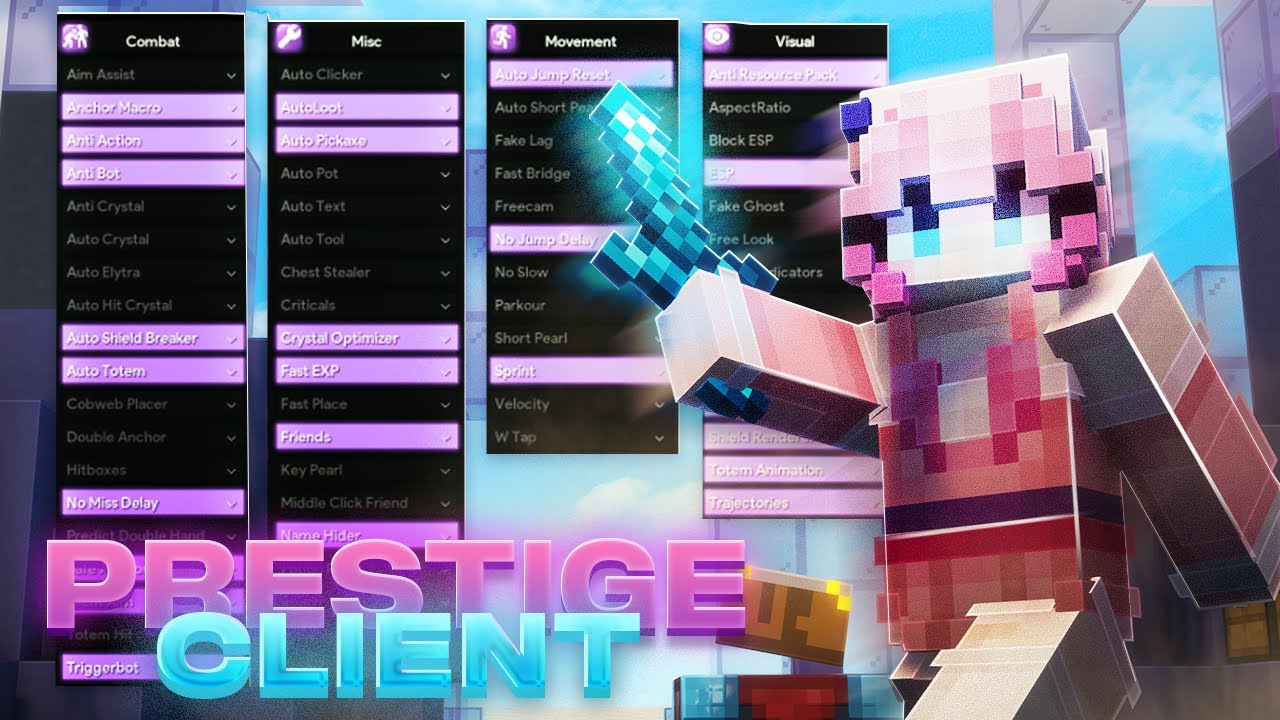 Hack Client: Prestige Client for Minecraft 2026 - Injectable Client (1. ...
