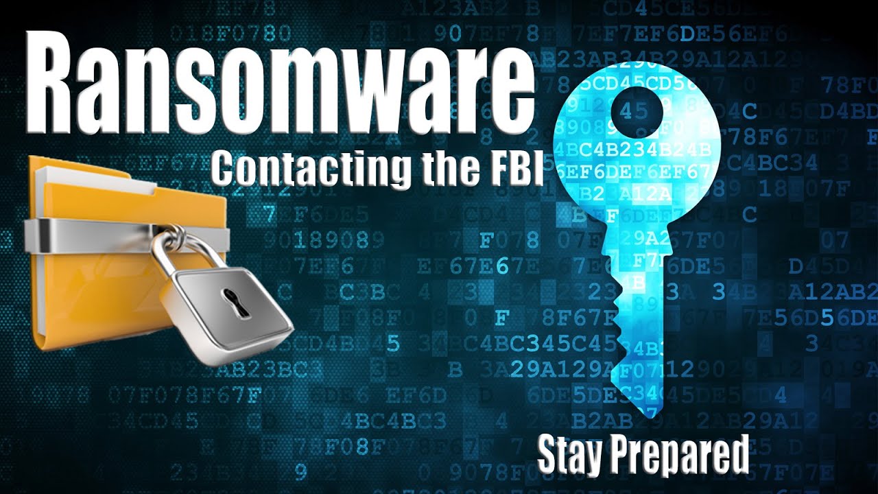 How to Contact the Local FBI about a Ransomware Attack - YouTube