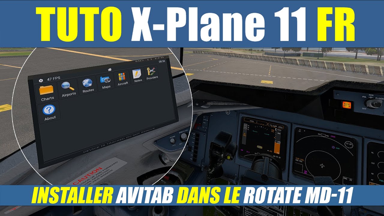 ️ [ X-Plane 11 Tuto FR ] Installer Avitab dans le Rotate MD-11 - YouTube