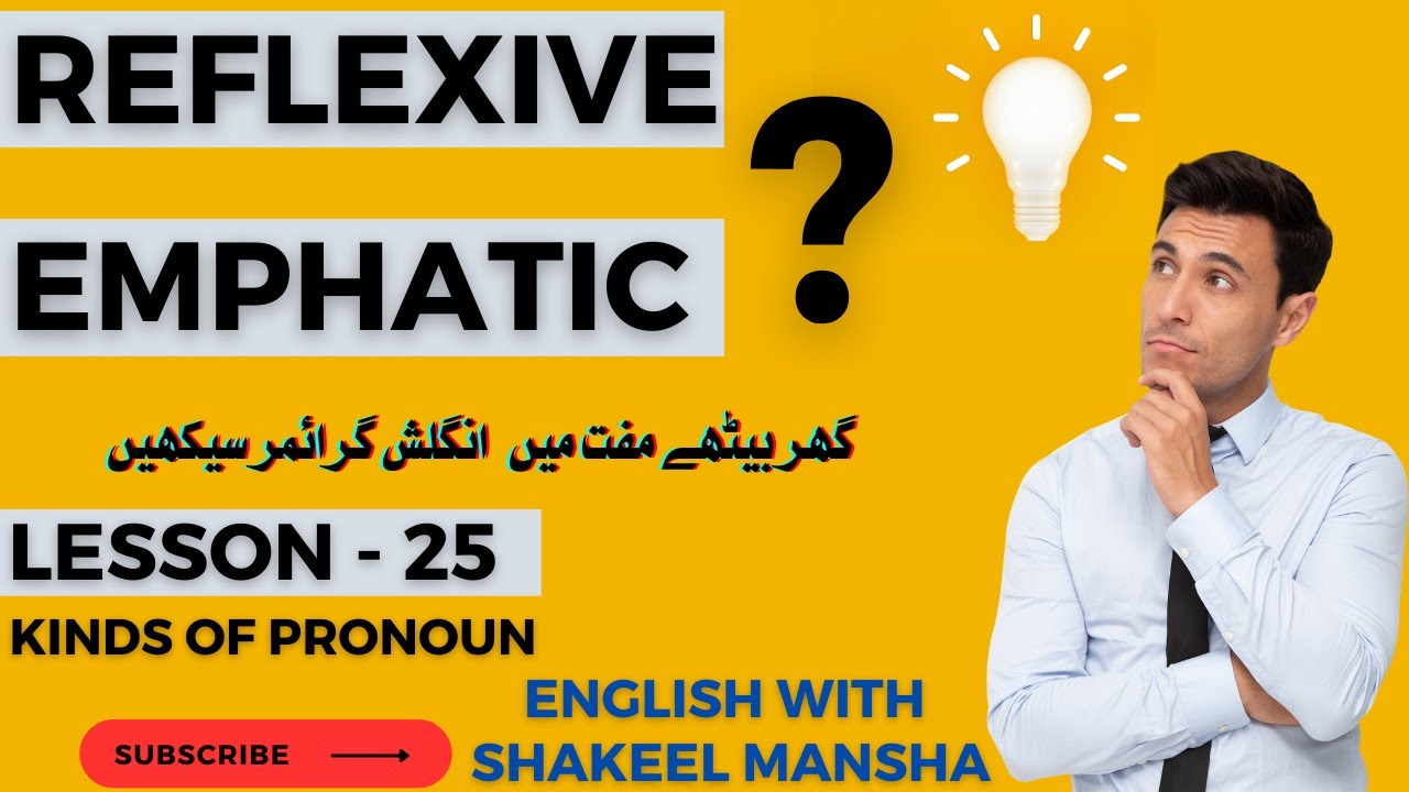 Reflexive and Emphatic Pronouns | Difference with examples | Basic ...