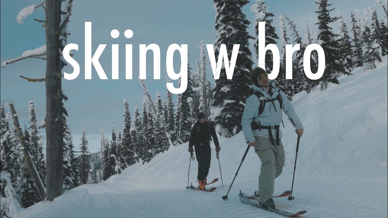 going skiing w that one bro - YouTube