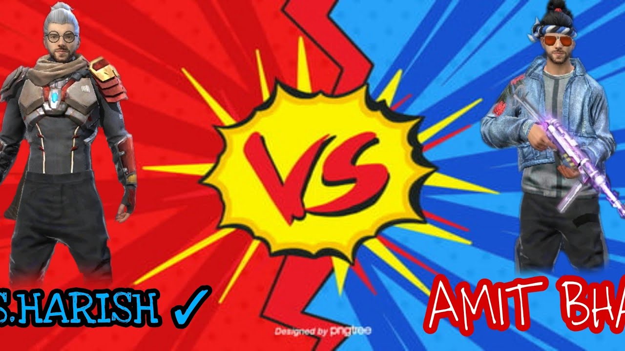 FREE FIRE 1VS1[PS.HARISH VS AMIT BHAI]|CLASH SQUAD-CUSTOM MATCH ...