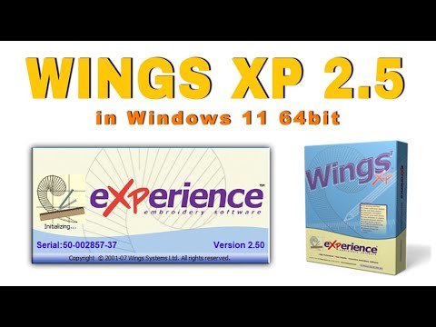 Wings xp 2.5 install || Embroidery Experience 2.5 - YouTube