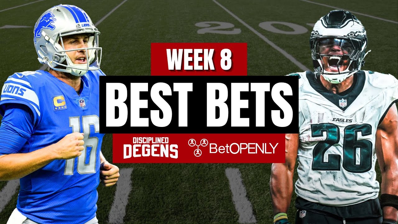 Best Bets - NFL Week 8 - Disciplined Degens Podcast - YouTube