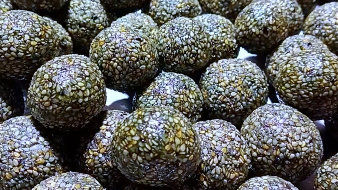 Til Ki Laddo| Winter Special Laddu Recipe | Tel Gud ki Laddo | Sesame ...