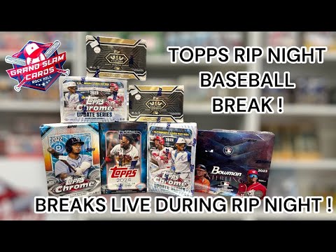 TOPPS HOBBY RIP NIGHT BASEBALL BREAK! #1240 - YouTube