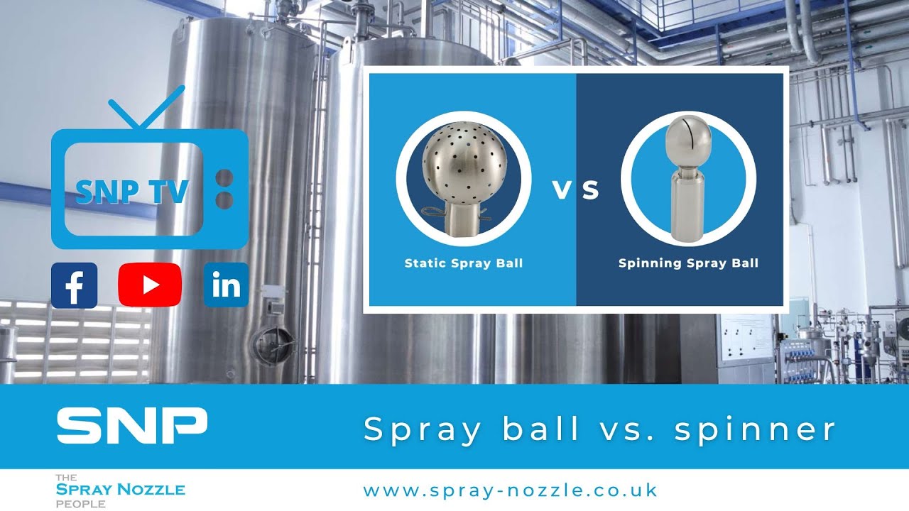 Spray balls vs. spinners - YouTube