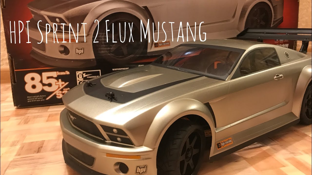Распаковка HPI Sprint 2 Flux Mustang GT-R - unboxing - YouTube